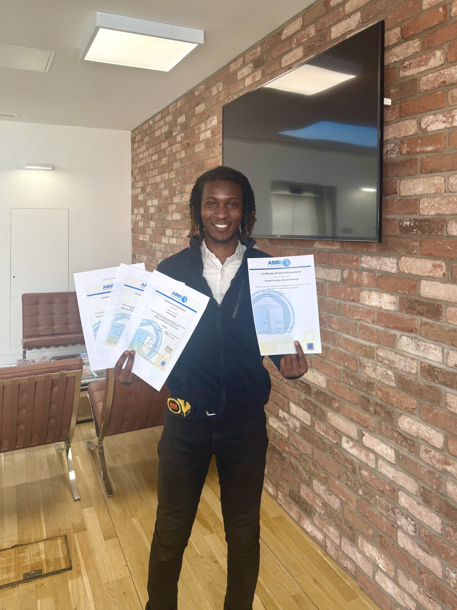 Congratulations Charlie Wamala - Registered Building Inspector | London ...
